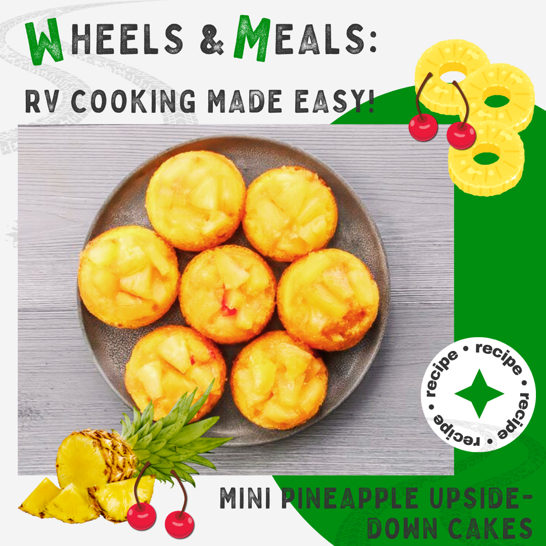 Mini Pineapple Upside-Down Cakes - RV Destinations Magazine