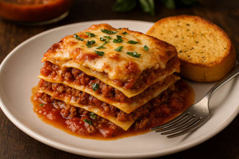 Caly's Sausage Basil Lasagna - RV Destinations Magazine